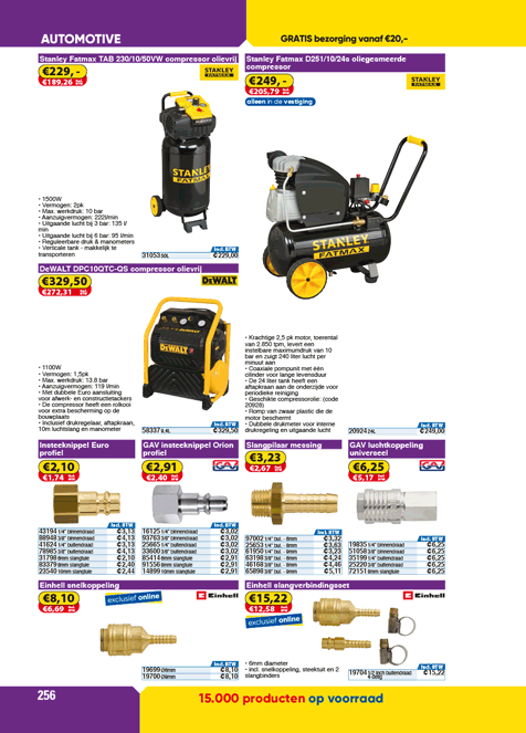 DeWALT DPC10QTC-QS olievrije compressor| Toolstation.nl