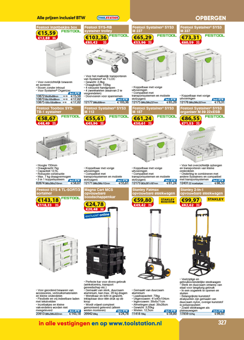 Festool SYS-RB systainer trolley 396x508mm - Toolstation