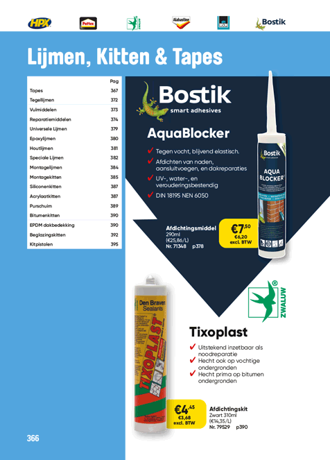 Zwaluw tixoplast kopen? Bekijk hier!