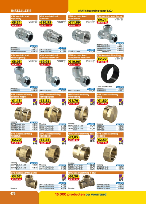 BPE Gasdraadfitting verloopring kopen? Bekijk hier!