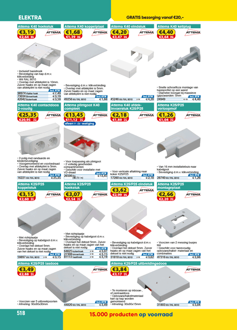 Attema plintgoot K40 compleet kopen? Bekijk hier!